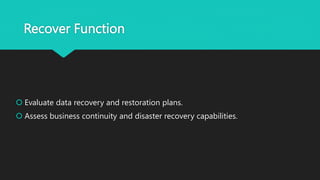 Conducting a NIST Cybersecurity Framework (CSF) Assessment | PPT