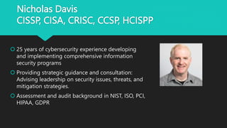 Conducting a NIST Cybersecurity Framework (CSF) Assessment | PPT