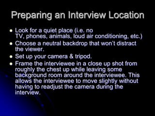 Conducting An Oral History Interview | PPTX