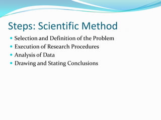 Conducting a Research Study | PPTX