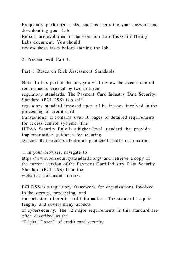 Conducting a Risk Assessment of an Access Control System (3e) | DOCX