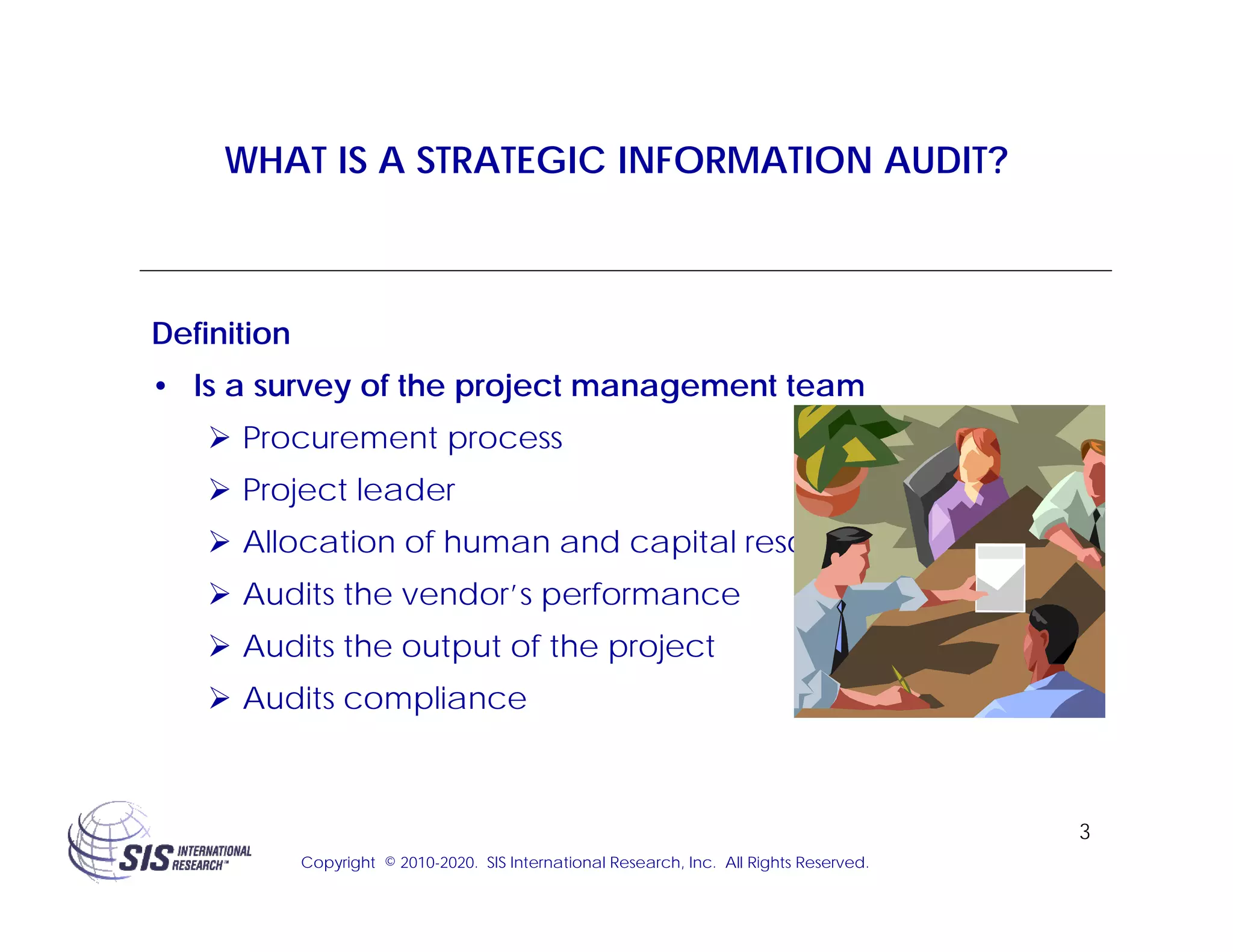 Conducting A Strategic Intelligence Audit | PDF