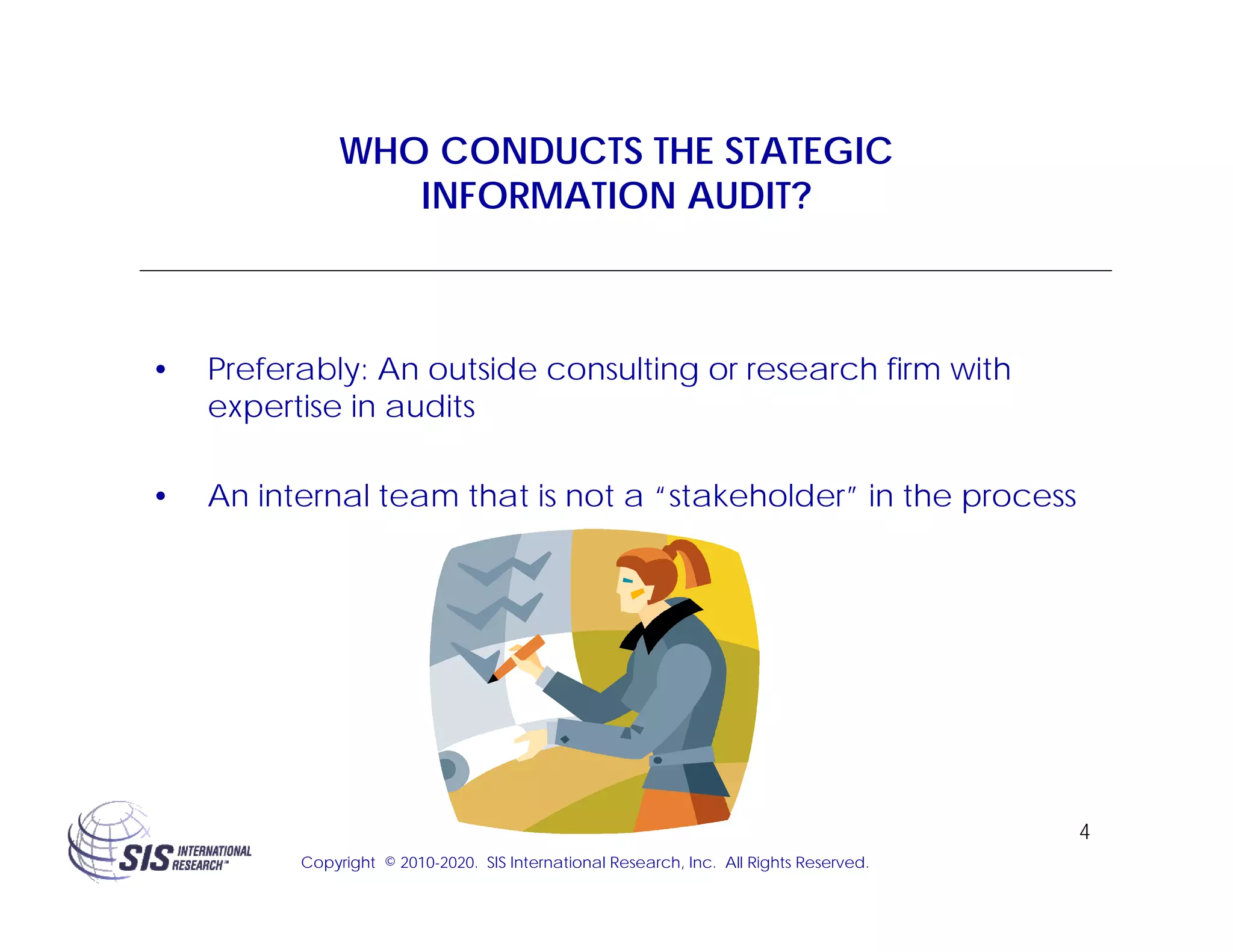 Conducting A Strategic Intelligence Audit | PPT
