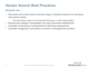 Conducting a Vendor Search | PDF