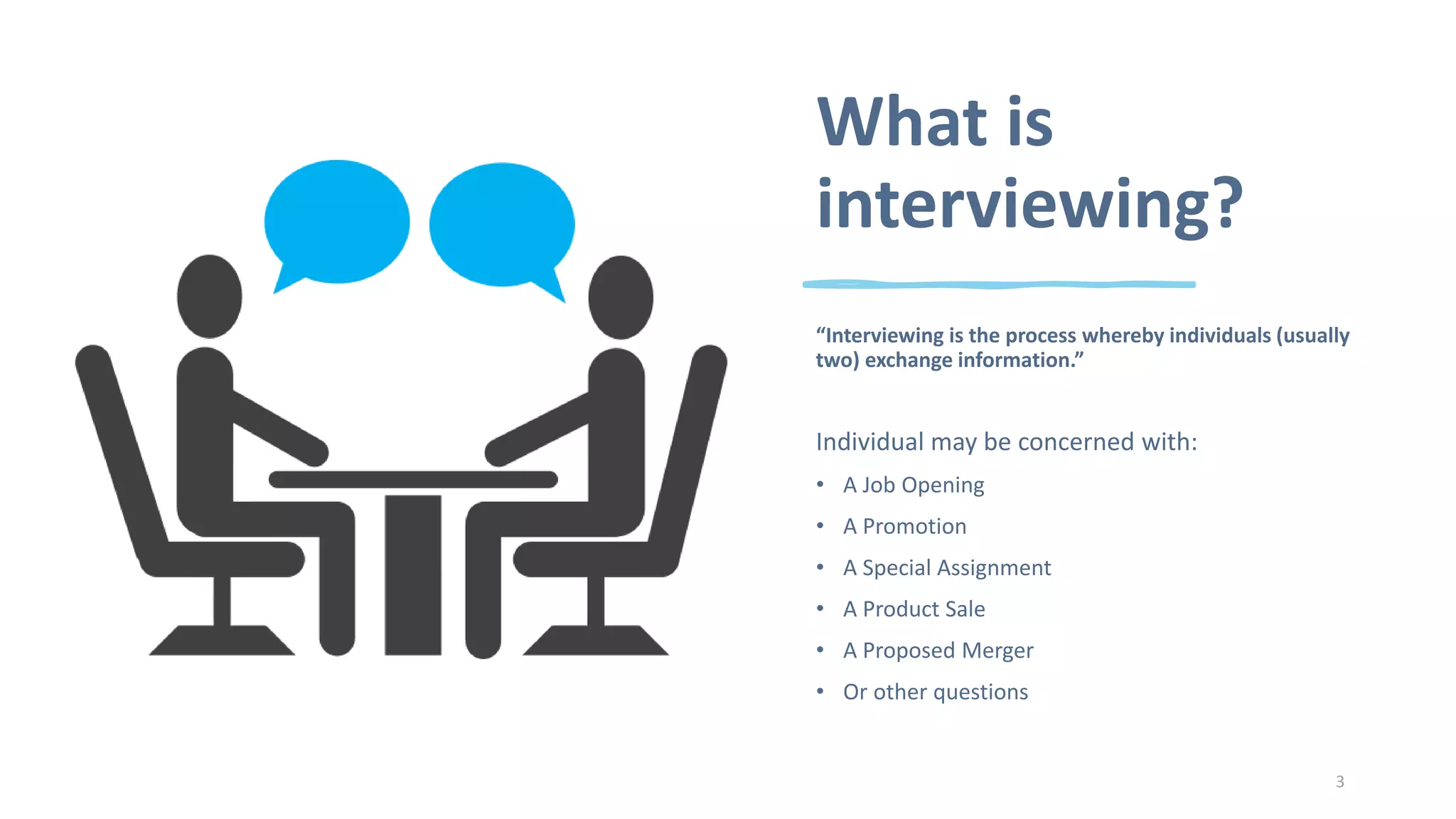 Conducting Effective Interviews | PPTX