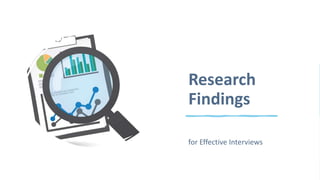 Conducting Effective Interviews | PPTX