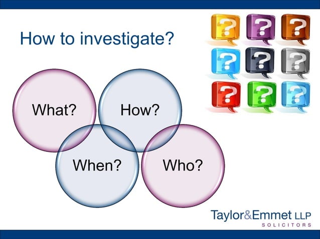 Conducting effective investigations | PDF