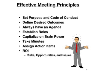 Conducting Effective Meetings | PPT