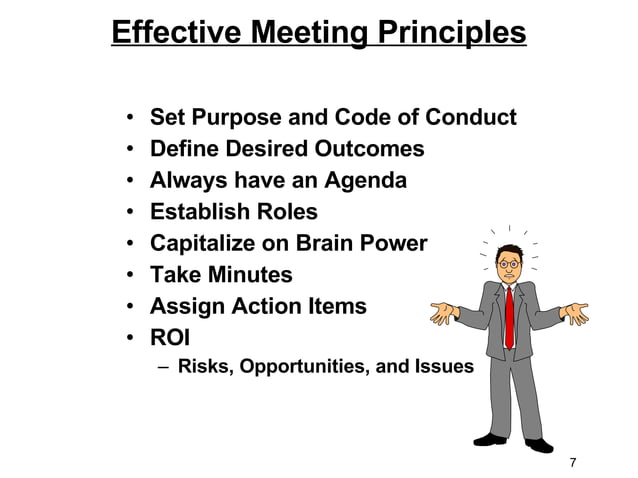 Conducting Effective Meetings | PPT