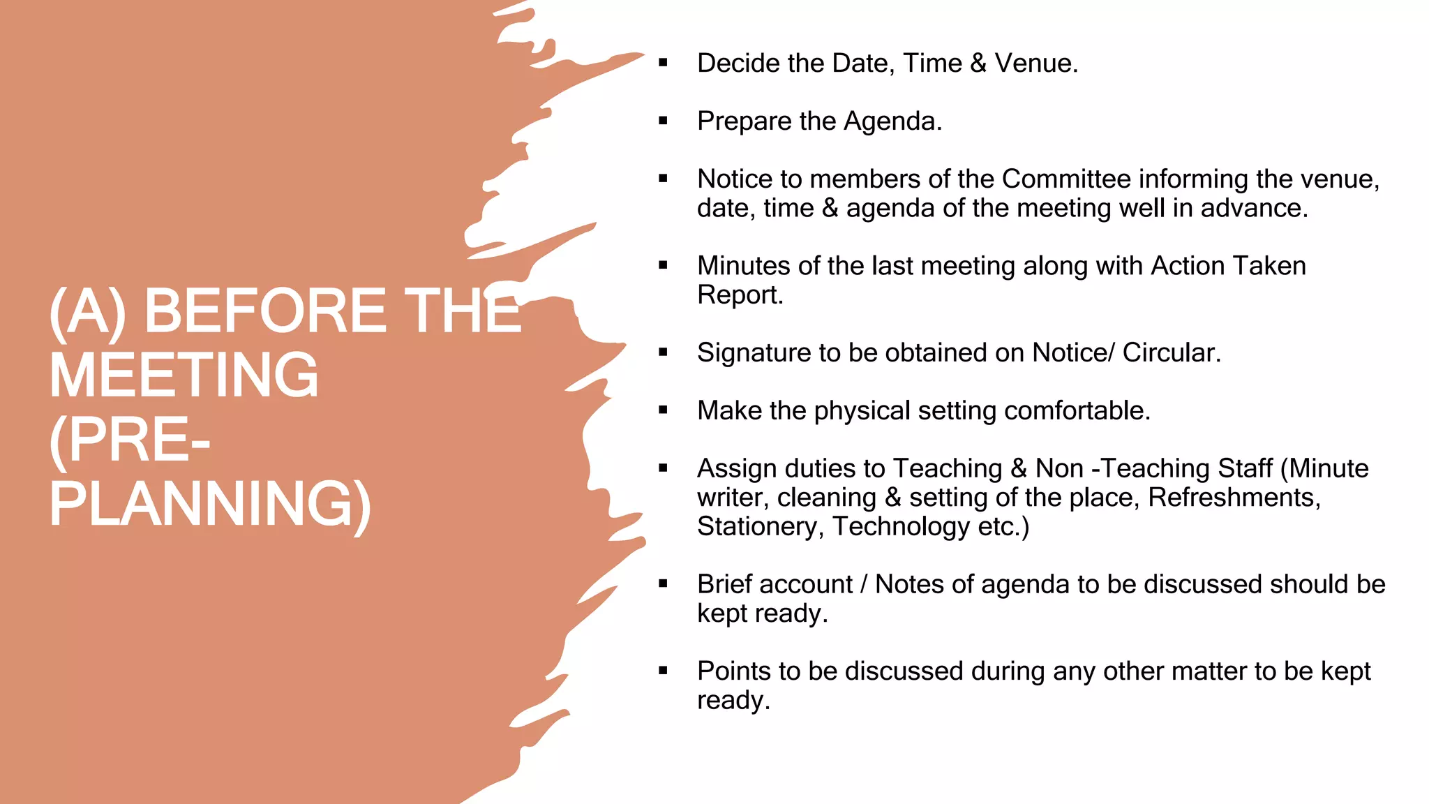 Conducting Effective School Meetings - Najma Kazi | PPTX