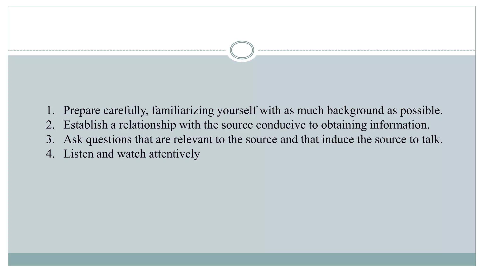 Conducting Interviews - @learnwithsamii | PPT