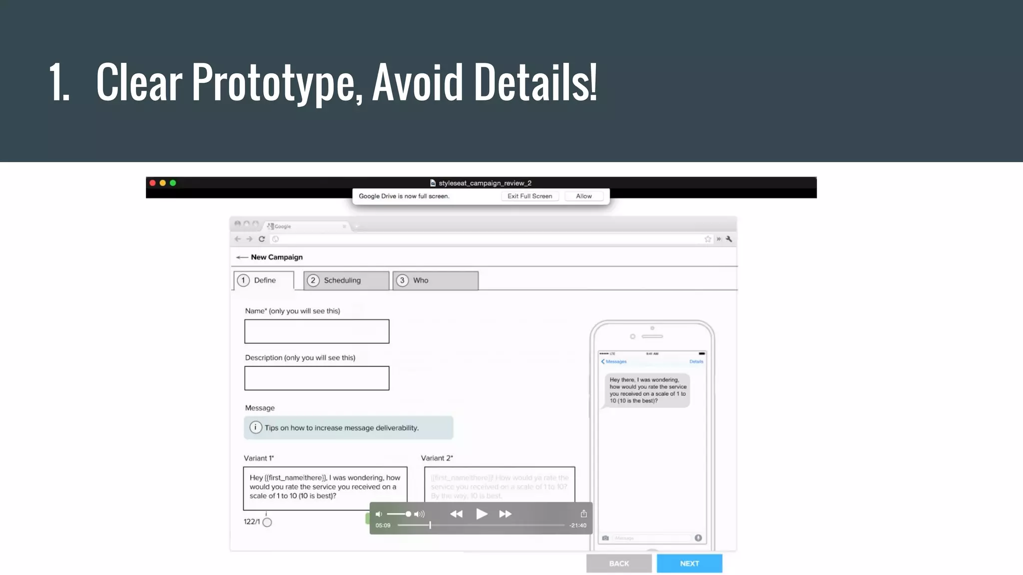 Conducting Lean User Studies | PPT