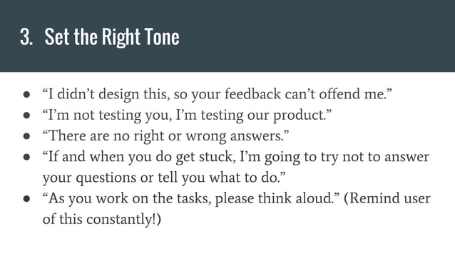 Conducting Lean User Studies | PPT