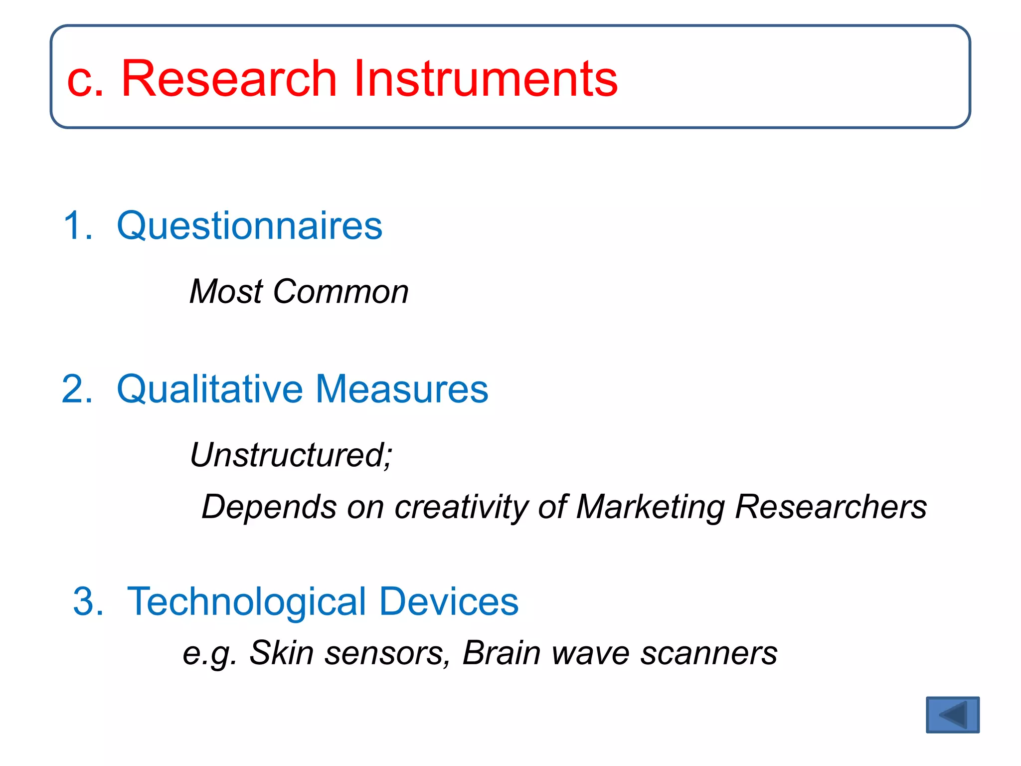 Conducting marketing research | PPTX