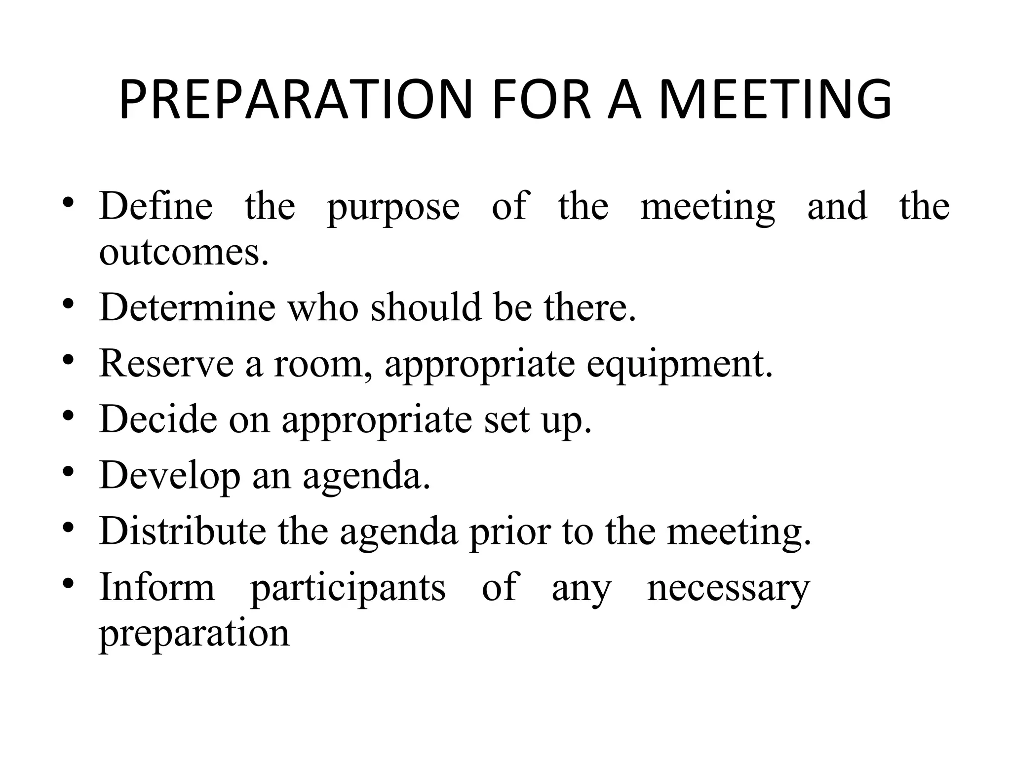 Conducting meeting | PPT