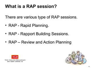 Conducting meetings , skip & Rap sessions | PPT
