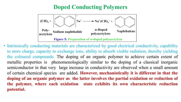 conducting polymer .pptx | Chemistry | Science