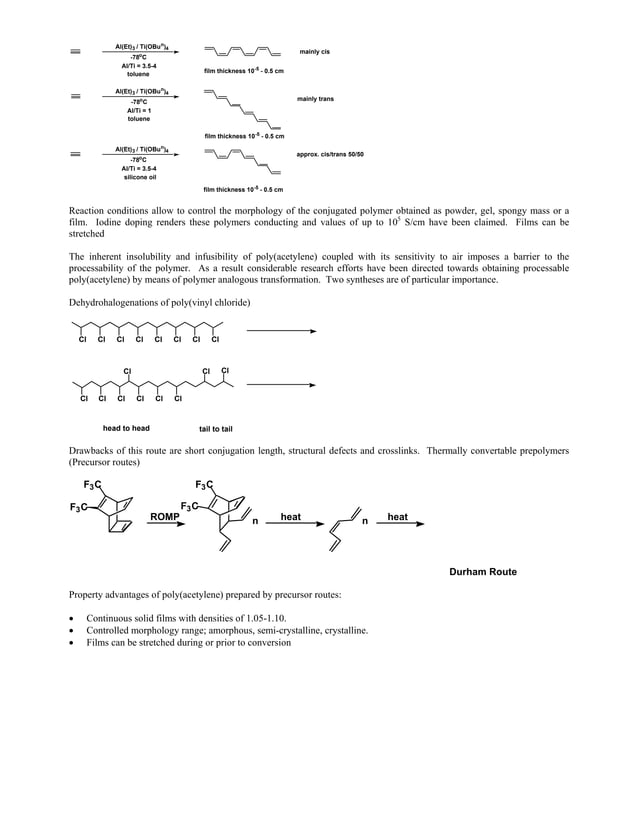 Conducting polymers | PDF