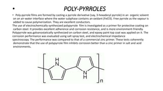 Conducting polymers | PPTX