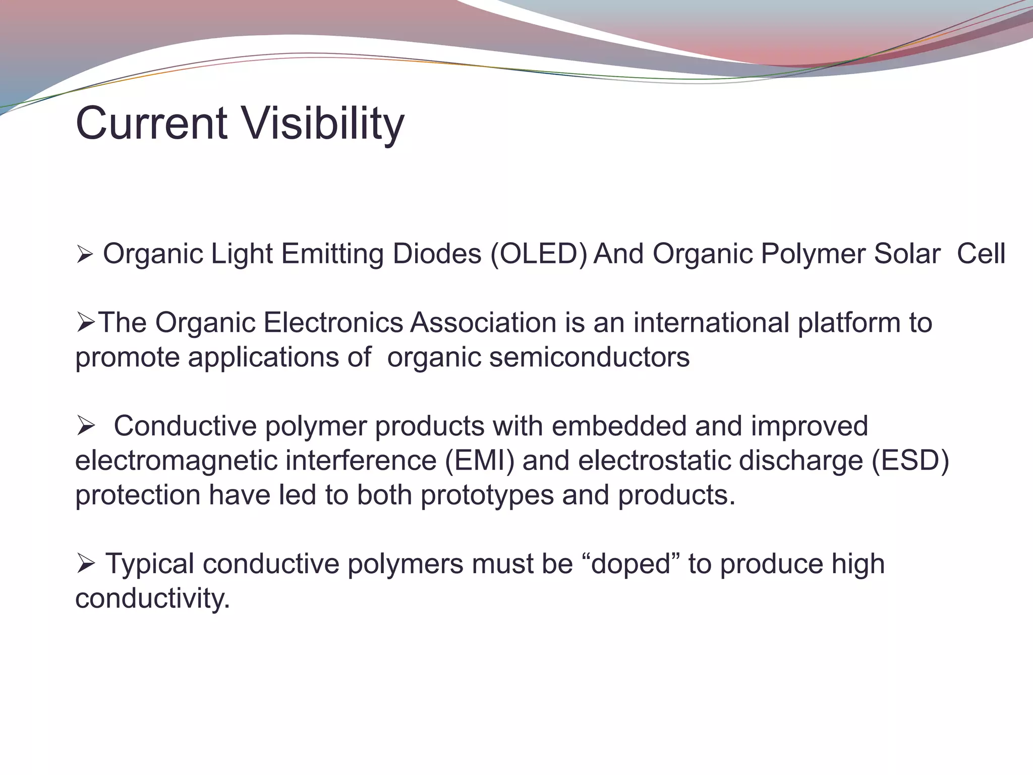 Conducting polymers 2 justin | PPTX