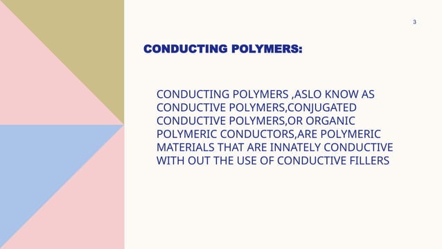 CONDUCTING POLYMERS MECHANISM OF CONDUCTION IN TRANS POLYACETYLENE.pptx