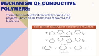 CONDUCTING POLYMERS MECHANISM OF CONDUCTION IN TRANS POLYACETYLENE.pptx