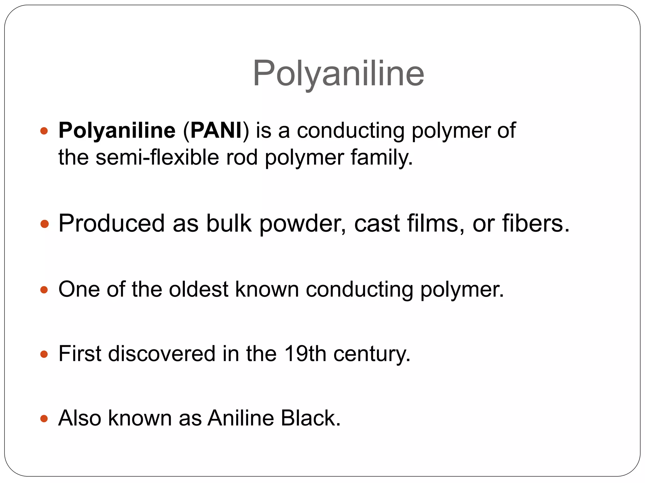 Conducting polymers By Dheeraj Kumar | PPTX