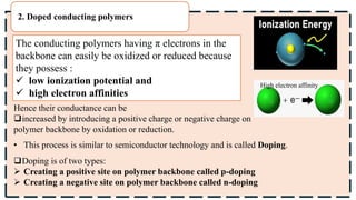 Conducting Polymers powerpoint presentation | PDF | Chemistry | Science