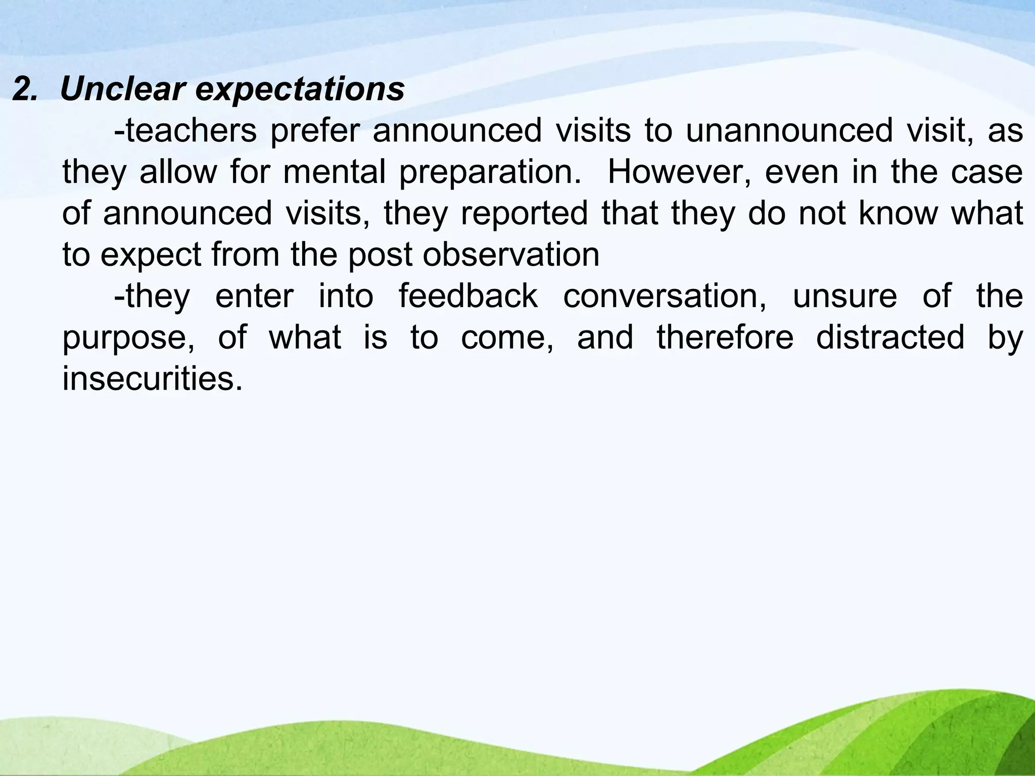 Conducting post observation conferences | PPT