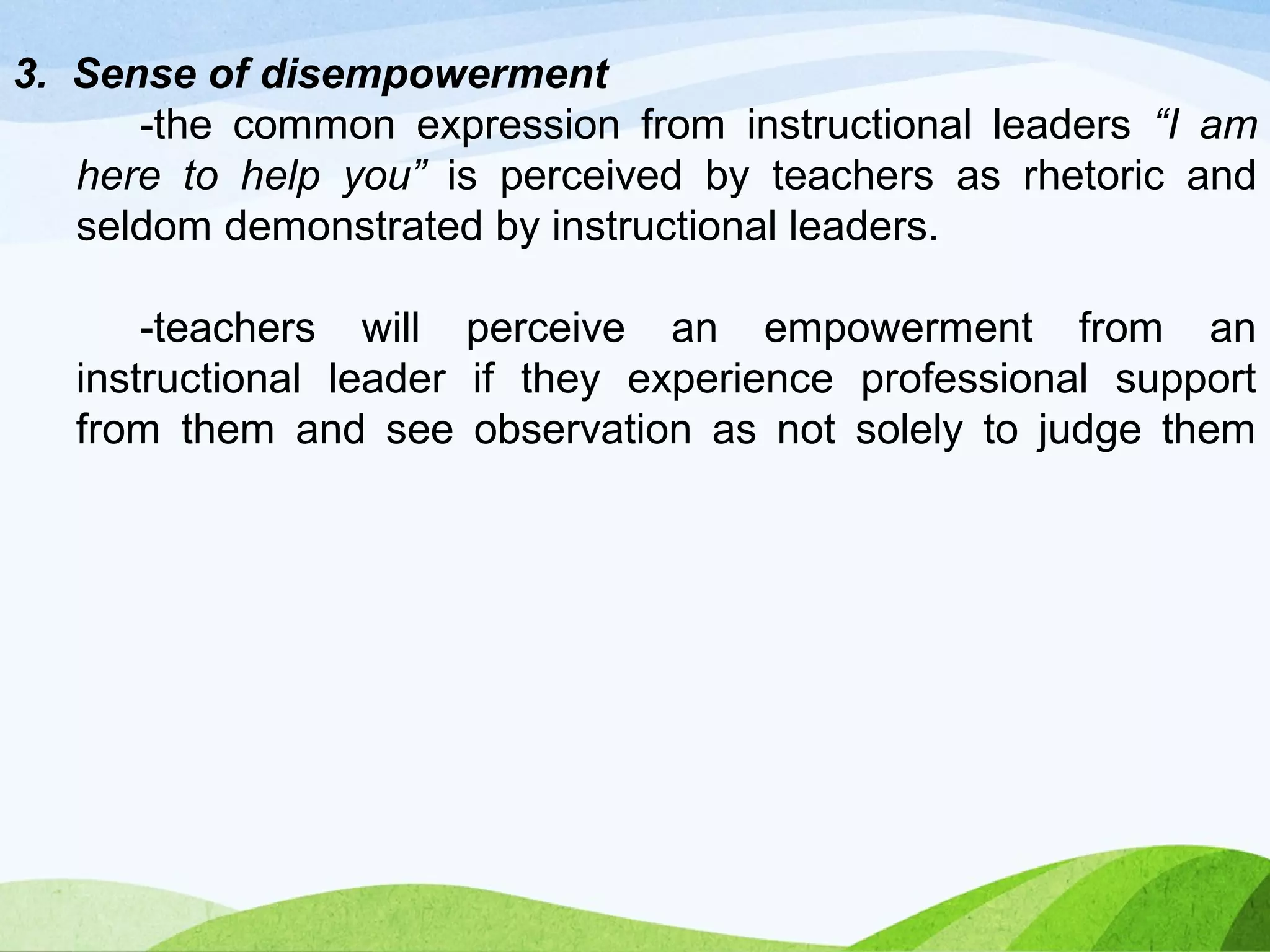 Conducting post observation conferences | PPT