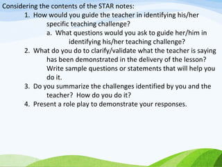 Conducting post observation conferences | PPT