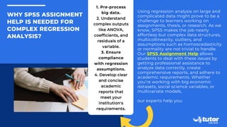 Conducting Regression Analysis Using SPSS: A Hands-On Guide with | PDF