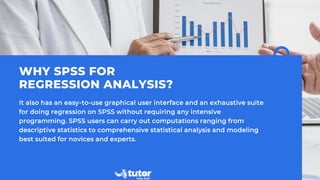 Conducting Regression Analysis Using SPSS: A Hands-On Guide with | PDF
