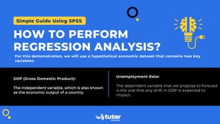 Conducting Regression Analysis Using SPSS: A Hands-On Guide with | PDF