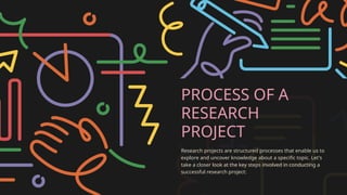 Conducting Research Projects Educational Presentation in Pink and ...