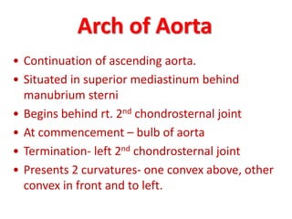Conducting System, nerve supply and Arch of Aorta.pptx