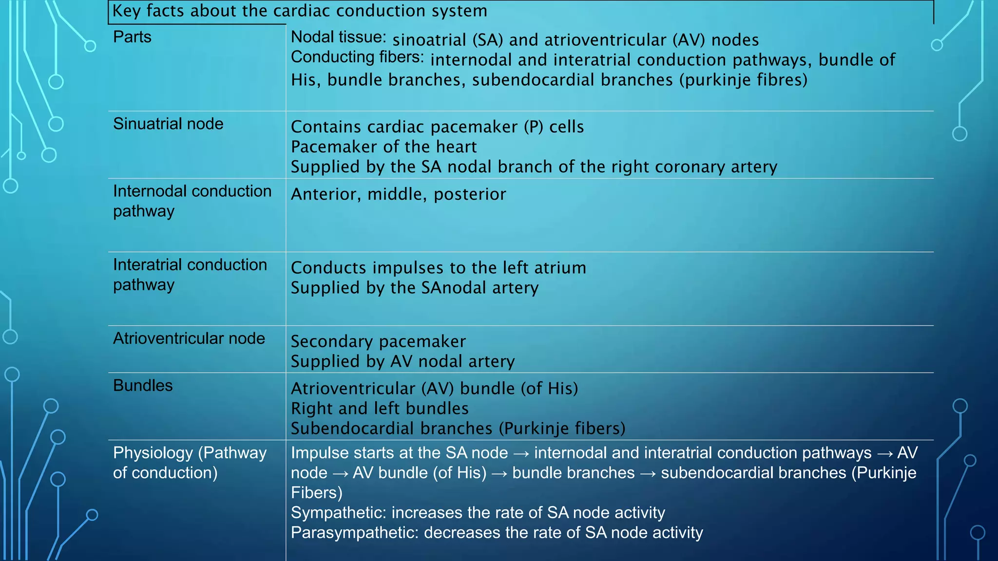 Conducting system of the heart | PPTX