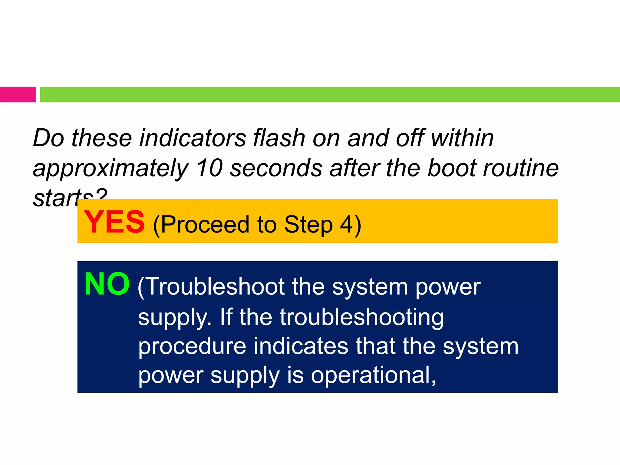 Conducting test on the installed computer system | PPTX