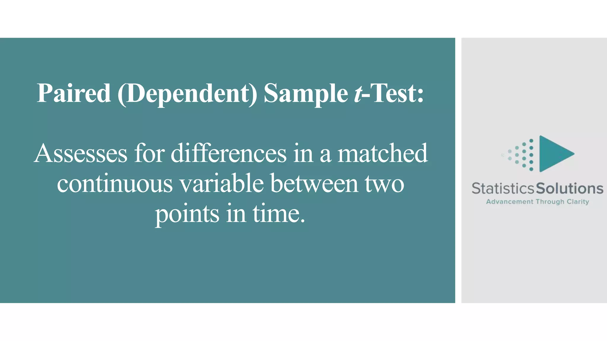 Conducting Tests of Differences | PPT