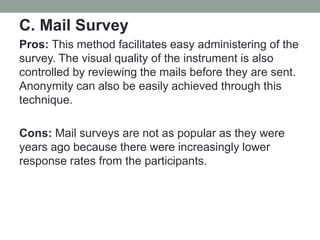 Conducting the survey by Ajas | PPT