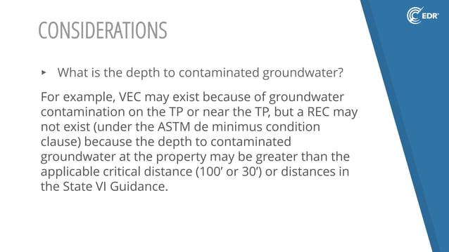 Conducting the vec investigation for a phase i | PDF