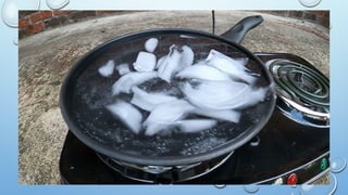 CONDUCTION process of heat transfer through conduction | PPTX