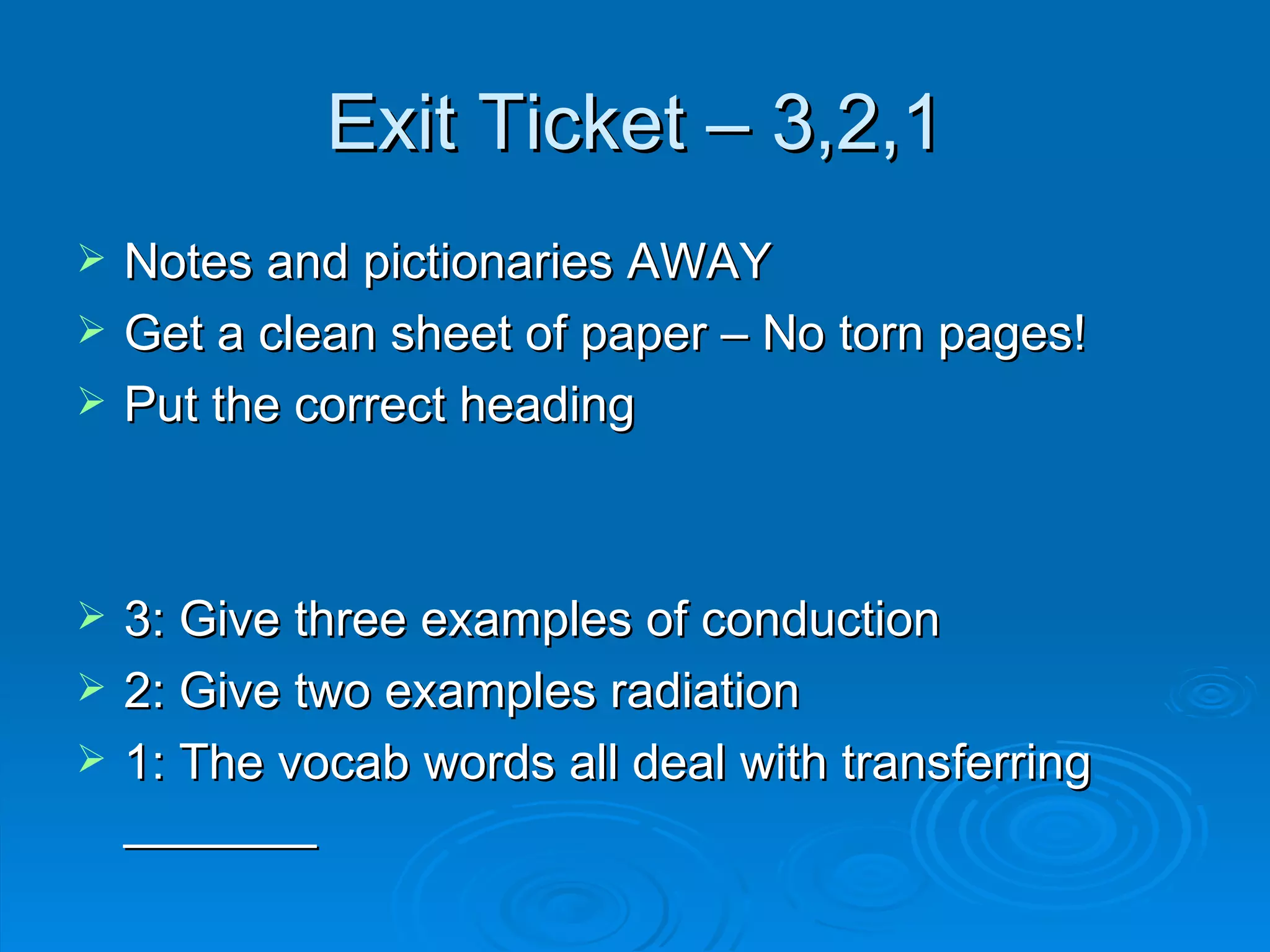 Conduction, Convection, Radiation | PPT