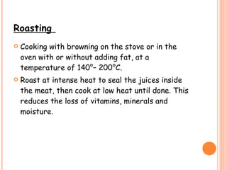 Cooking Methods | PPT