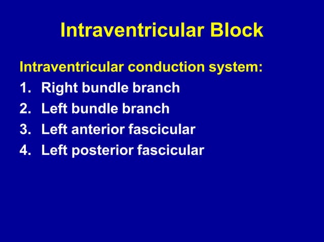 Conduction Disorders | PPTX | Heart and Cardiovascular Diseases ...