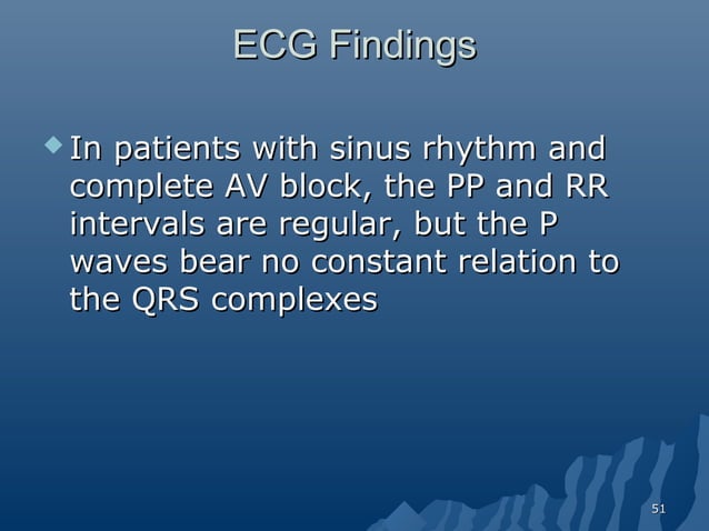 ECG, Conduction disturbances | PPT