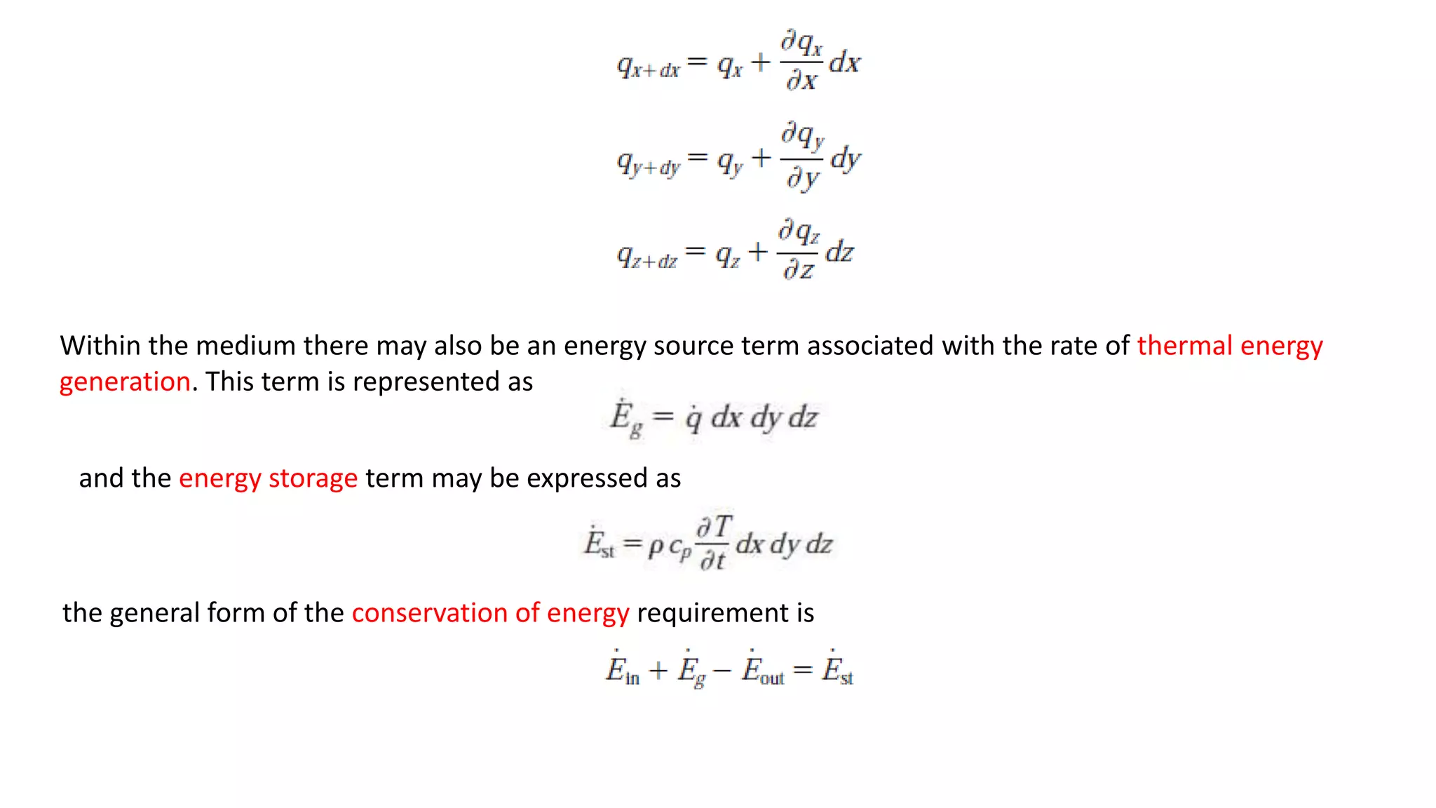 Conduction Equation Cartesian Cylindrical Spherical 7 Pptx