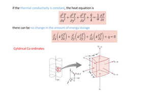 Conduction equation cartesian, Cylindrical, spherical (7).pptx