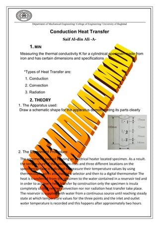 Conduction heat transfer | heat transfer | heat | U.O.B | PDF