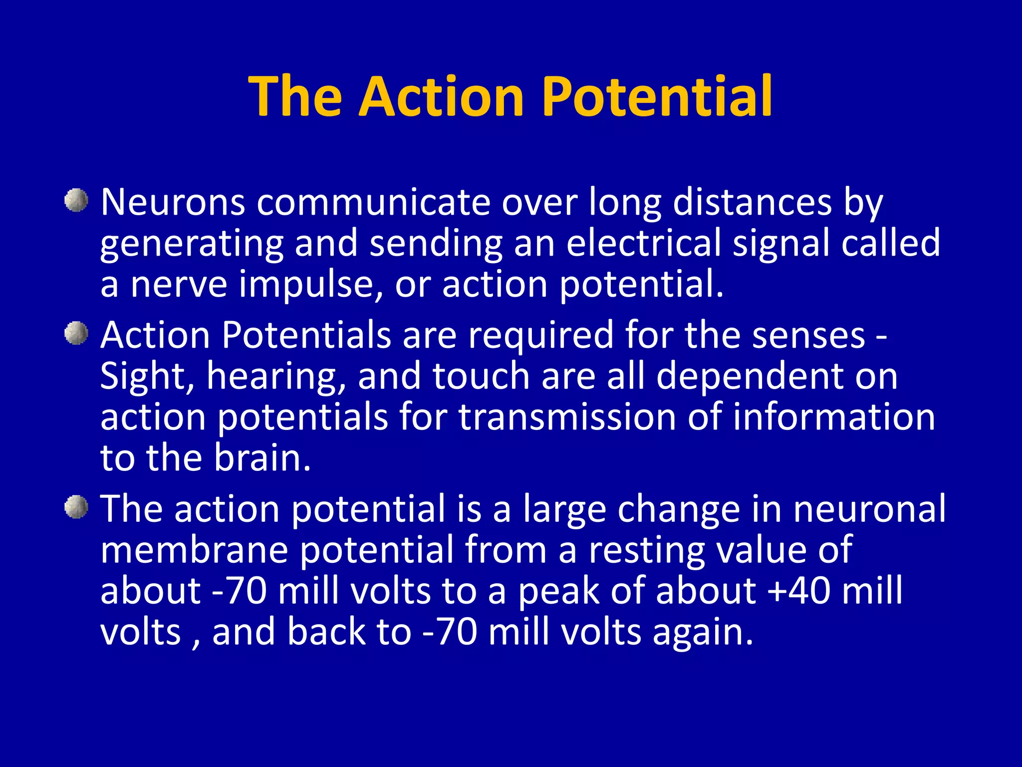 Conduction of action potential | PPSX